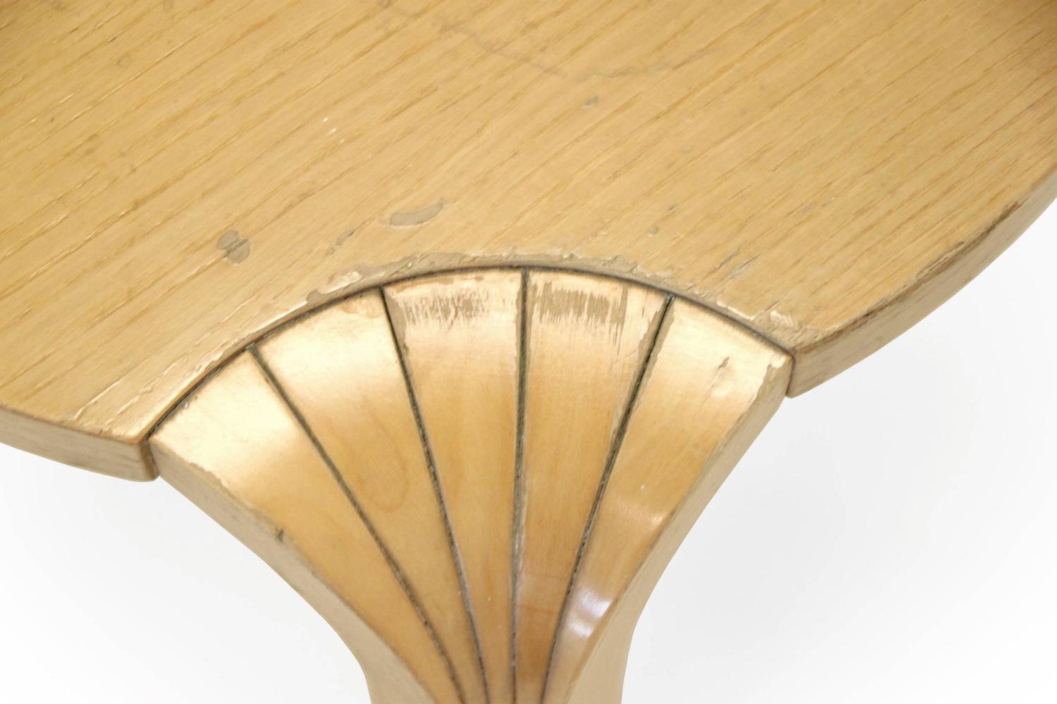 Early Pair of Fan Leg Stools by Alvar Aalto at 1stdibs