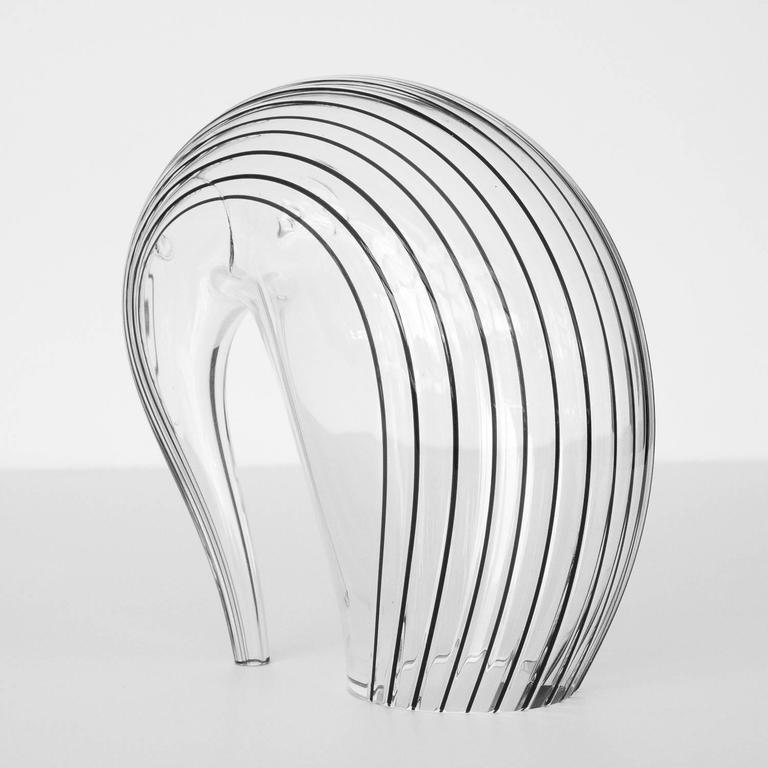 Livio Seguso Abstract Murano Glass Elephant at 1stDibs | livio seguso glass