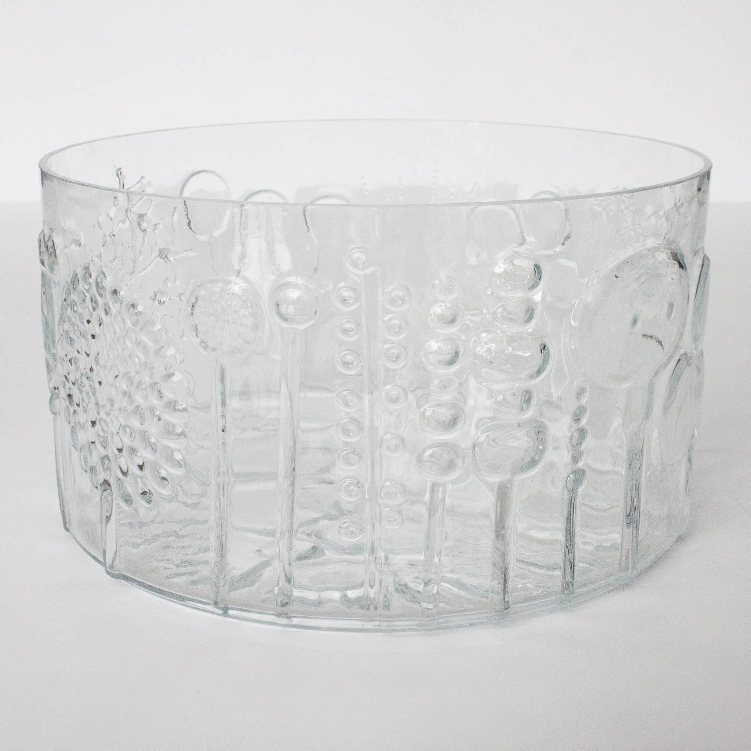 Oiva Toikka Flora Large Serving Bowl for Iittala, Finland at 1stdibs