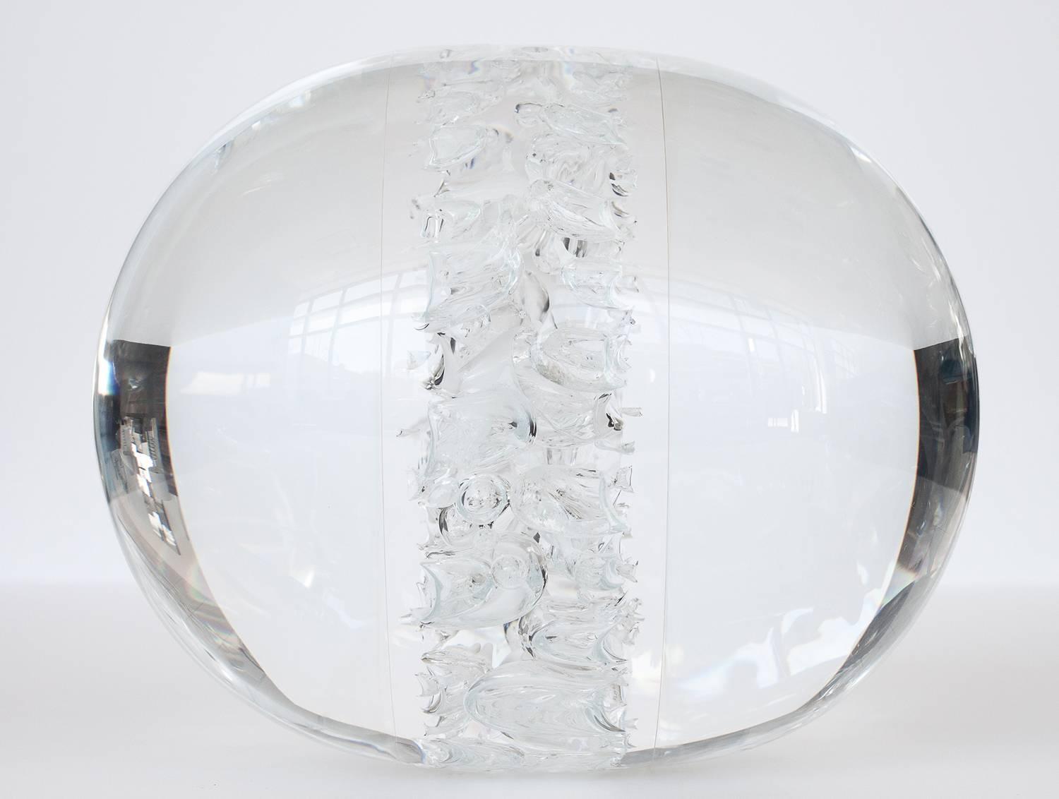 Optical Clear Lucite Bubble Sculpture at 1stdibs