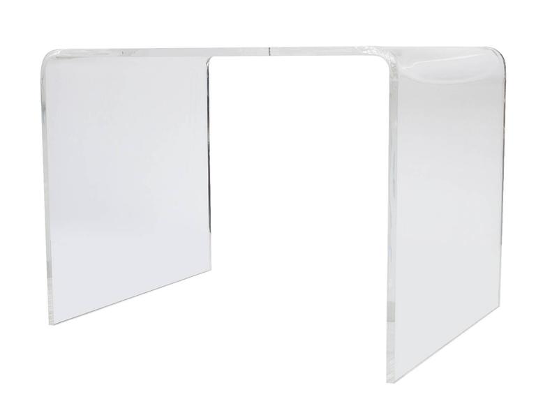 Lucite Waterfall End Table or Writing Desk at 1stDibs