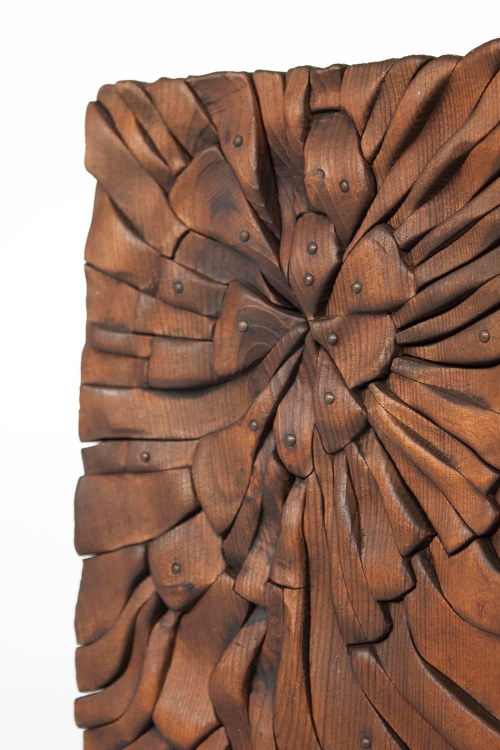 O.V. Shaffer Carved Wood Wall Sculpture at 1stDibs | ov shaffer