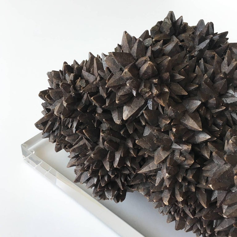 Dogtooth Calcite Crystal Specimen on Lucite at 1stDibs | dogtooth crystal