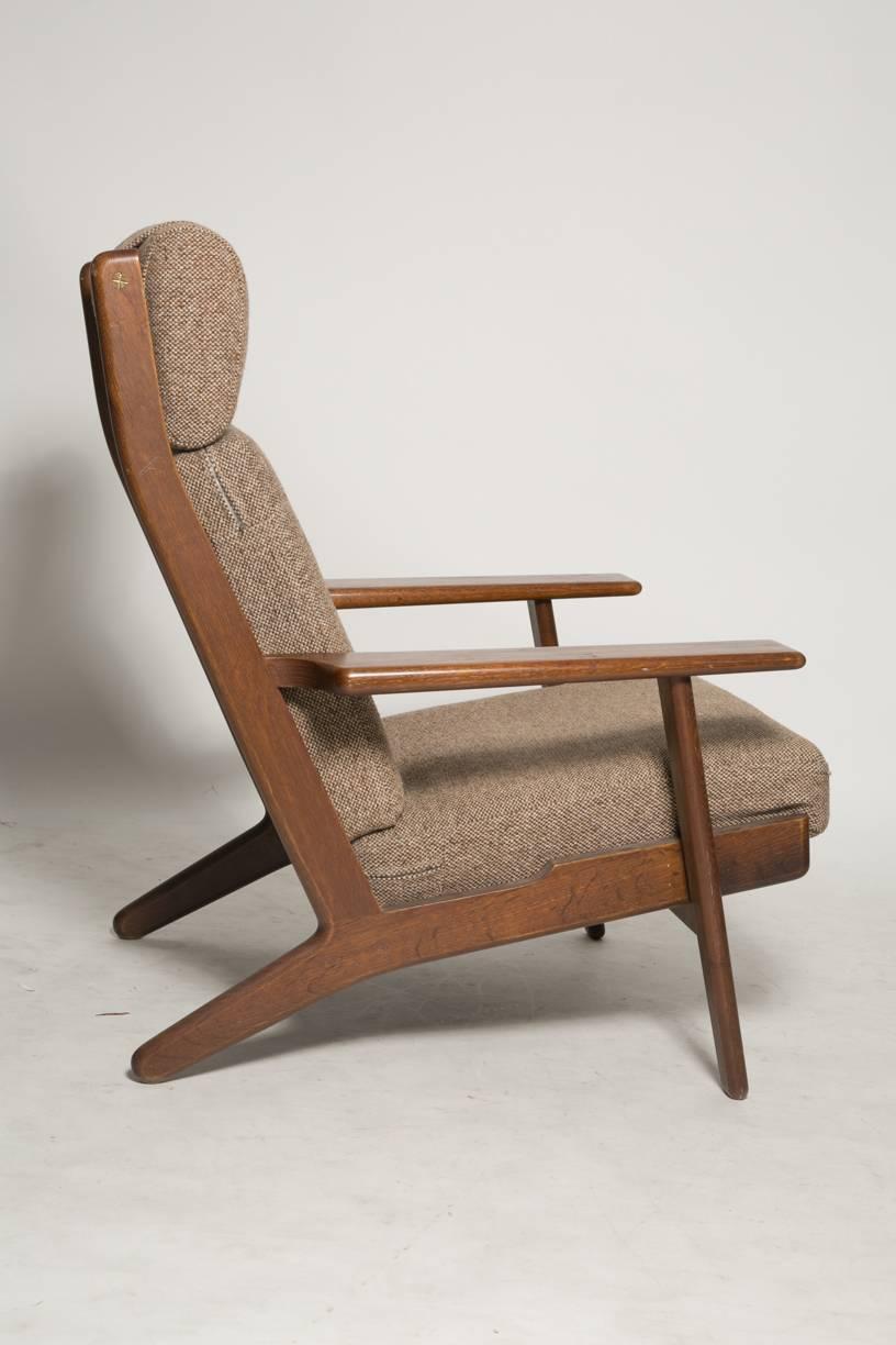 Hans Wegner GE290 Lounge Chair for GETAMA at 1stDibs | getama hans wegner, ge290 chair, hans ...