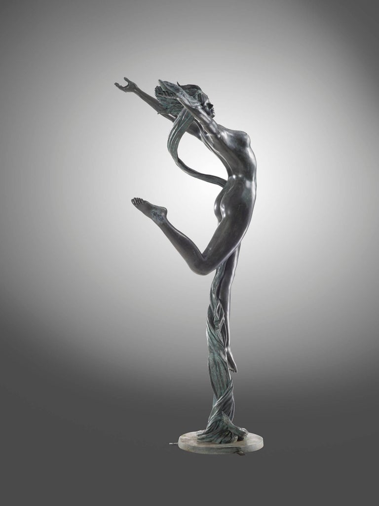 Women Dancing in the Wind, Sculpture in Bronze at 1stDibs | wind ...