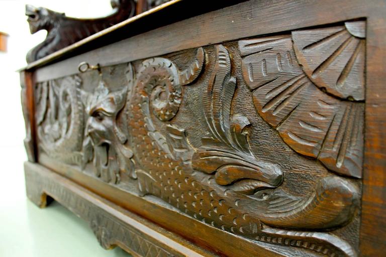 Chest Bench Baroque Revival, Austria circa 1880 at 1stDibs