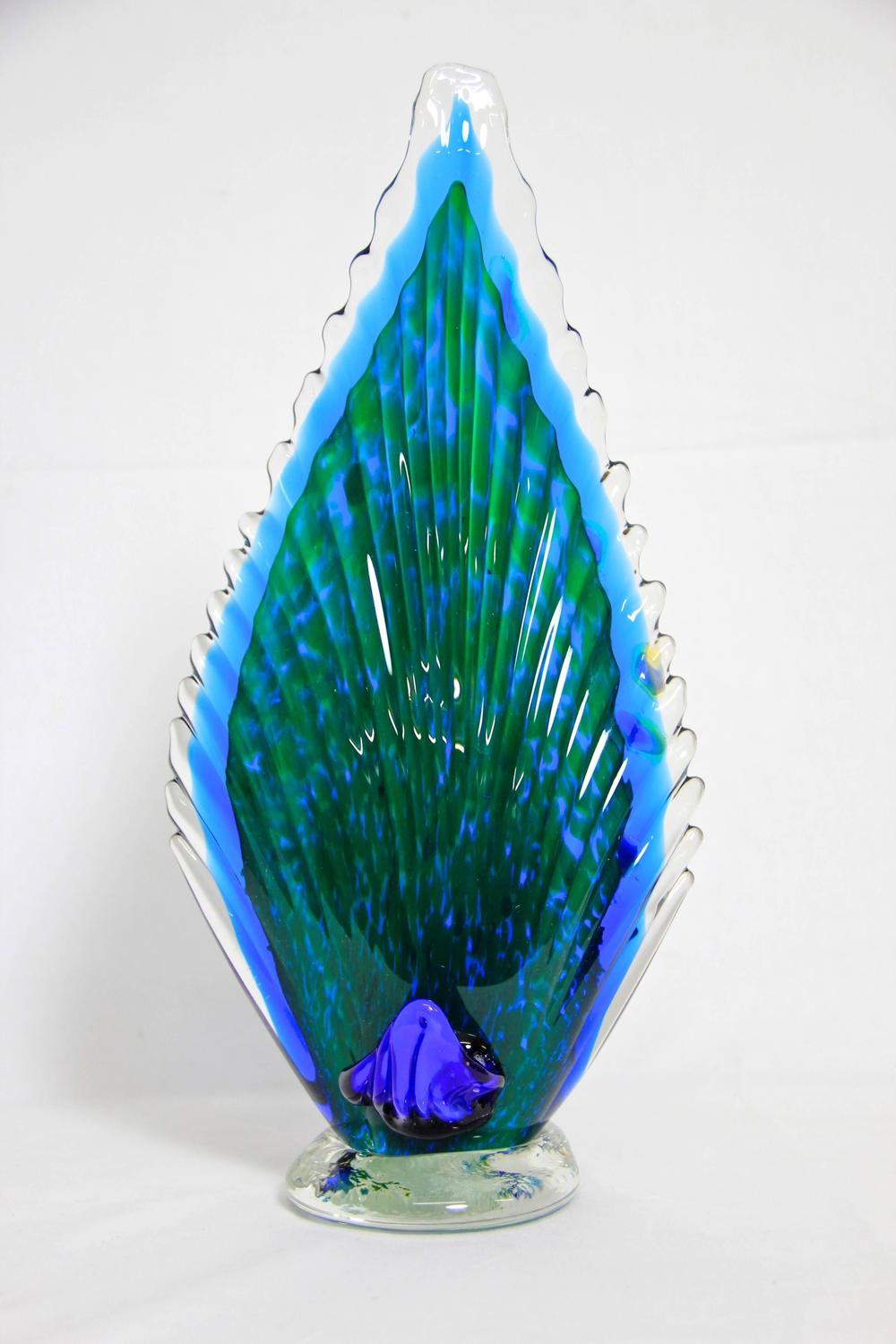 Amazing Murano Glass Peacock, Italy For Sale at 1stdibs