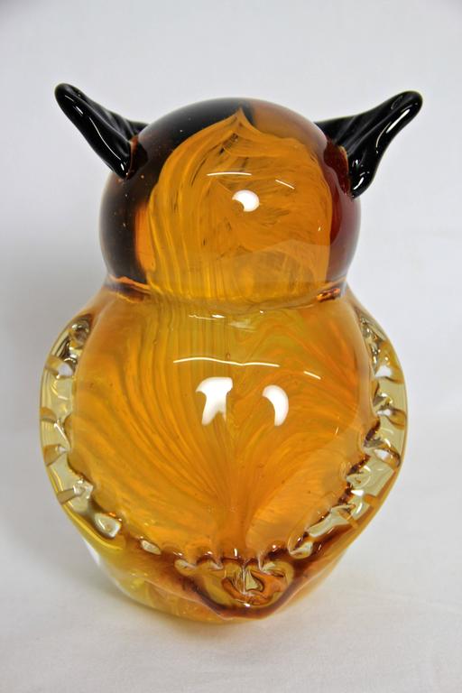 Fabulous Murano Glass Owl, Italy at 1stDibs | murano owl, murano glass ...
