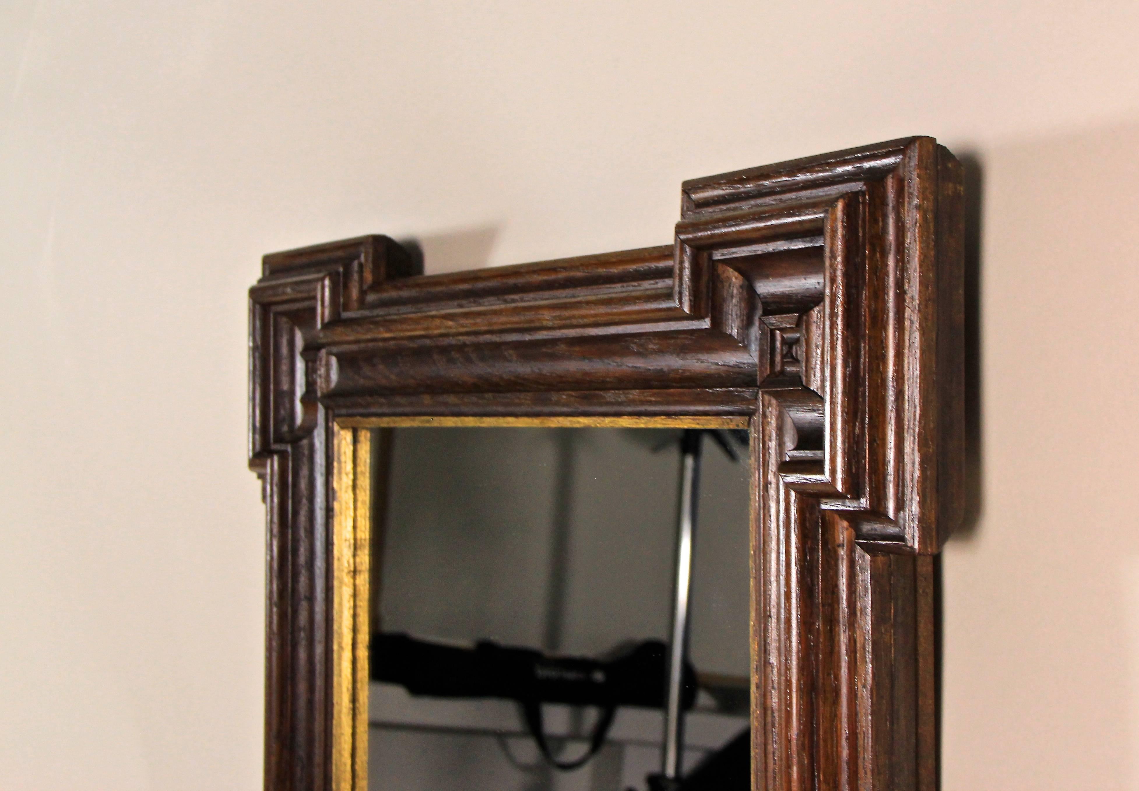 Historism Wall Mirror Oakwood, Austria, circa 1890 at 1stDibs
