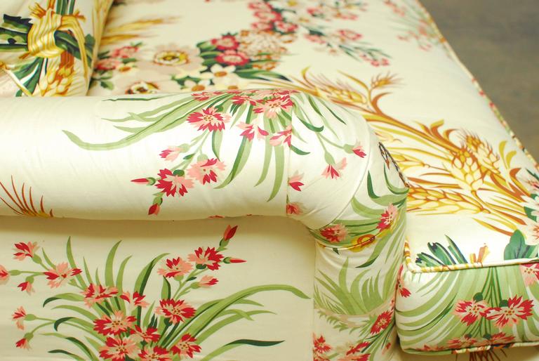 French Brunschwig and Fils Pheasant Toile Sofa at 1stDibs | brunschwig ...