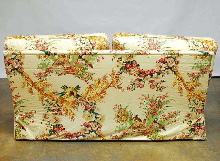 French Brunschwig and Fils Pheasant Toile Sofa at 1stDibs | brunschwig ...
