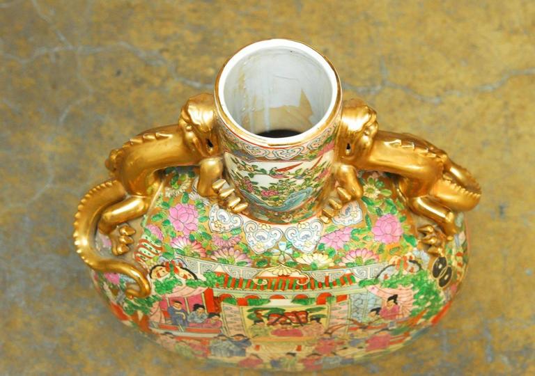 Chinese Famille Rose Moon Flask Vase at 1stDibs | chinese moon flask ...