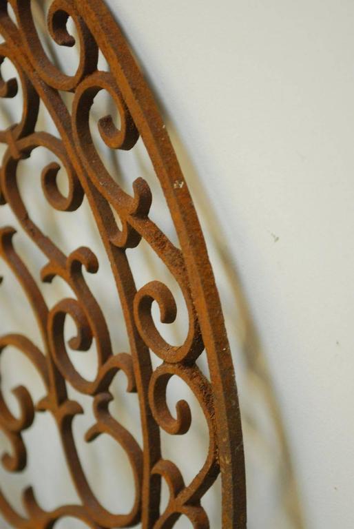 Round Iron Spanish Window Grill For Sale at 1stDibs