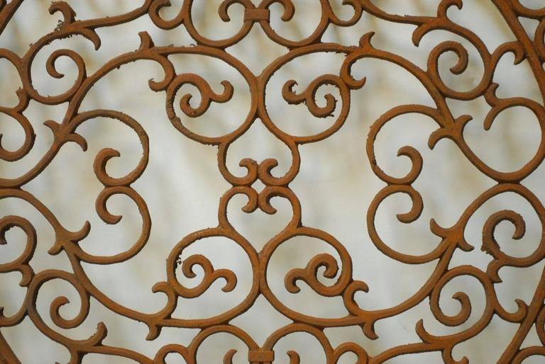 Round Iron Spanish Window Grill For Sale at 1stDibs