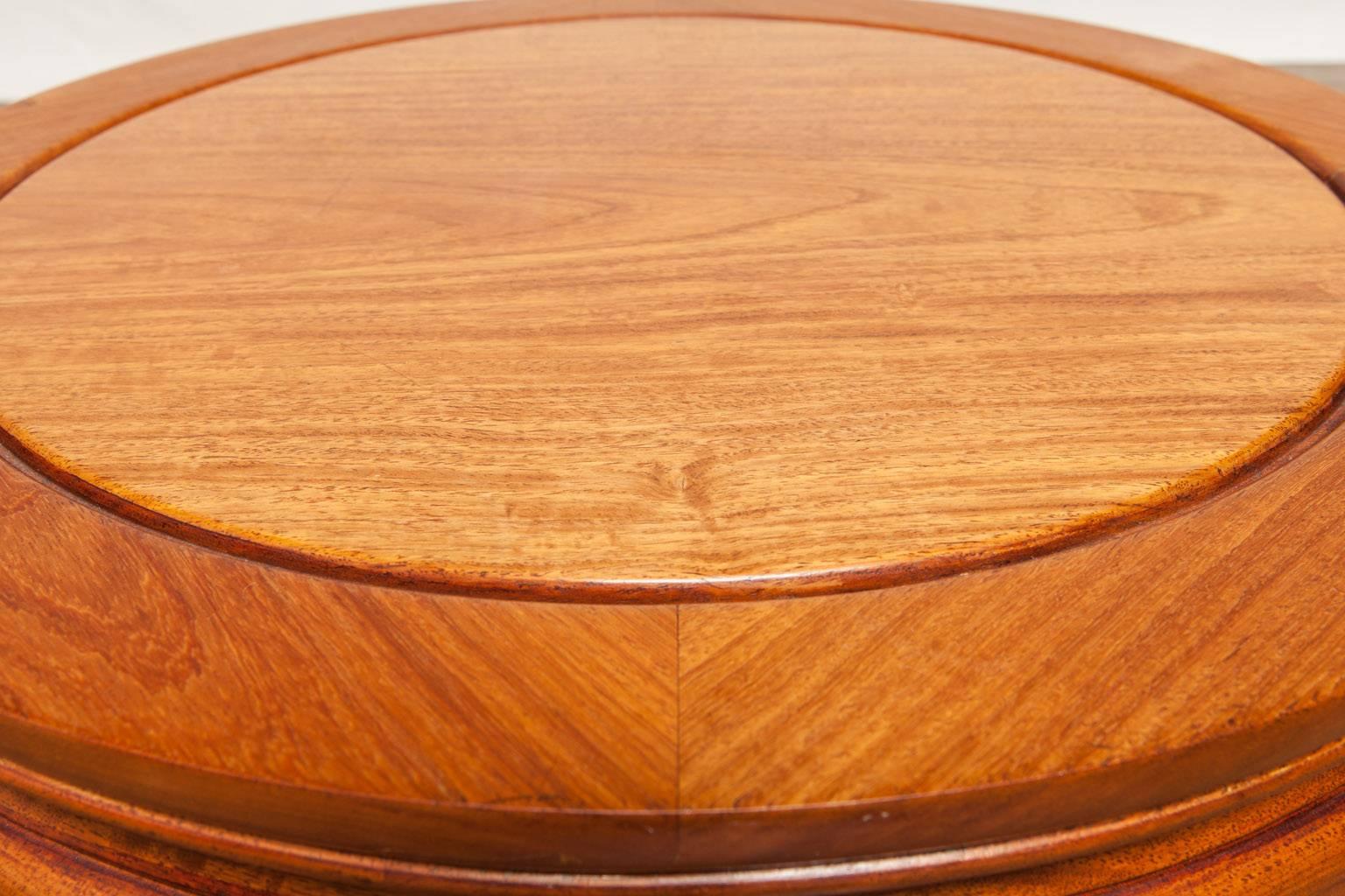 Chinese Hardwood Ming Style Round Side Table or Stool at 1stDibs ...