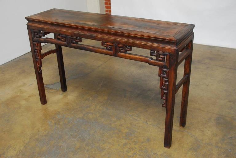 Qing Dynasty Chinese Altar Table at 1stDibs