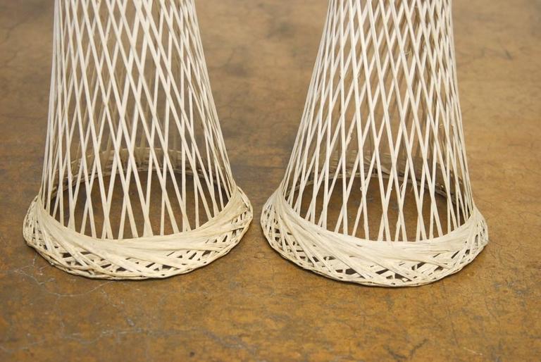 Pair of Russell Woodard Spun Fiberglass Plant Stands at 1stDibs