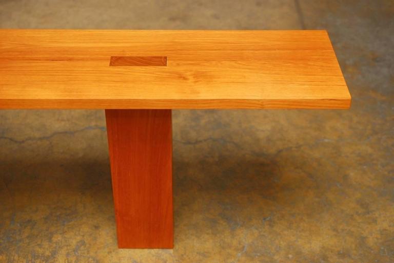Modern Bench and Writing Table by Ed Clay at 1stDibs | writing bench