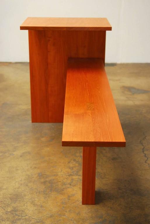 Modern Bench and Writing Table by Ed Clay at 1stDibs | writing bench