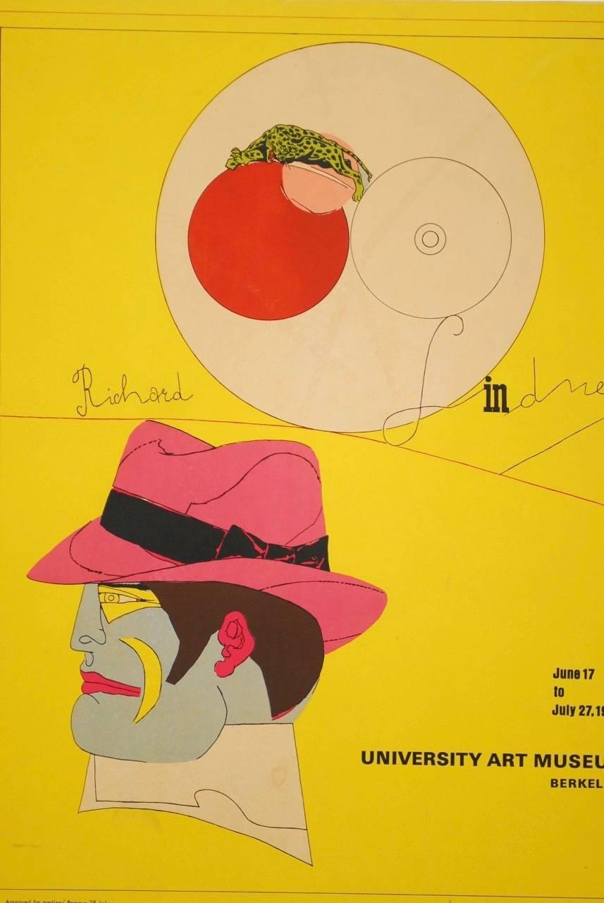 Richard Lindner U.C. Berkeley Exhibition Poster, 1969 at 1stDibs | uc ...