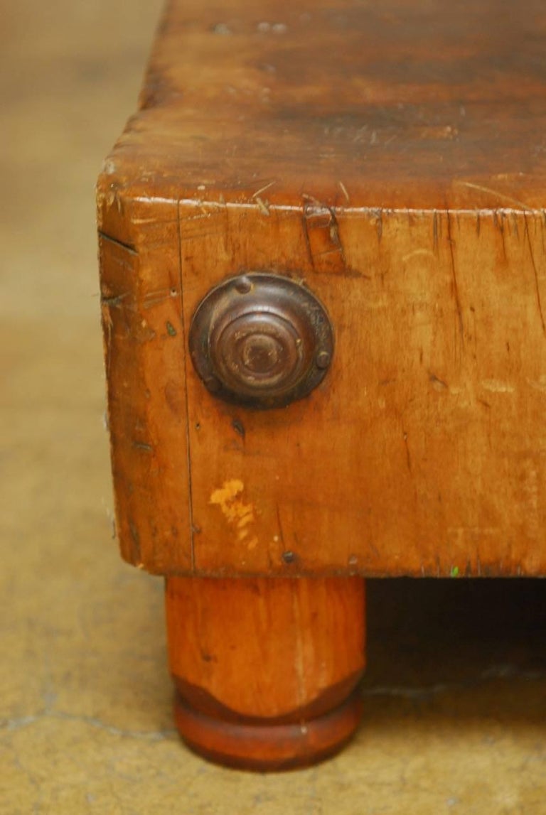 Michigan Maple Wood-Welded Tabletop Butcher Block at 1stDibs