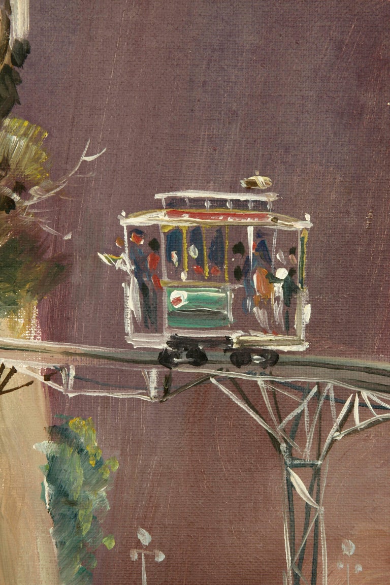 Albert Tolf San Francisco Surrealist Painting at 1stDibs