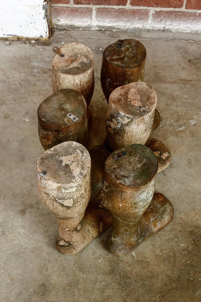 19th Century Wooden Riding Boot Molds or Forms at 1stDibs