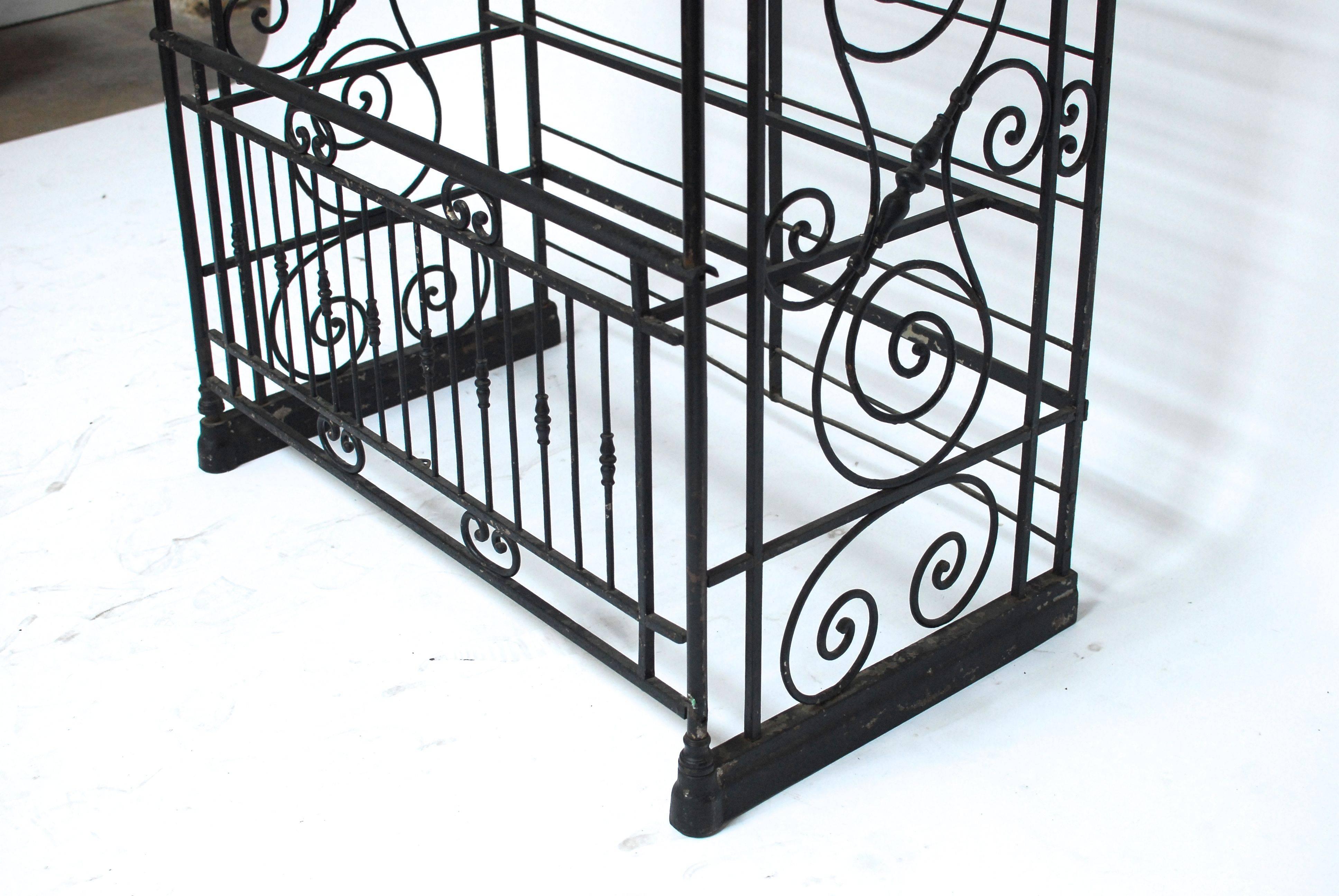 Large Wrought Iron French Bakers Rack at 1stDibs | large outdoor bakers ...