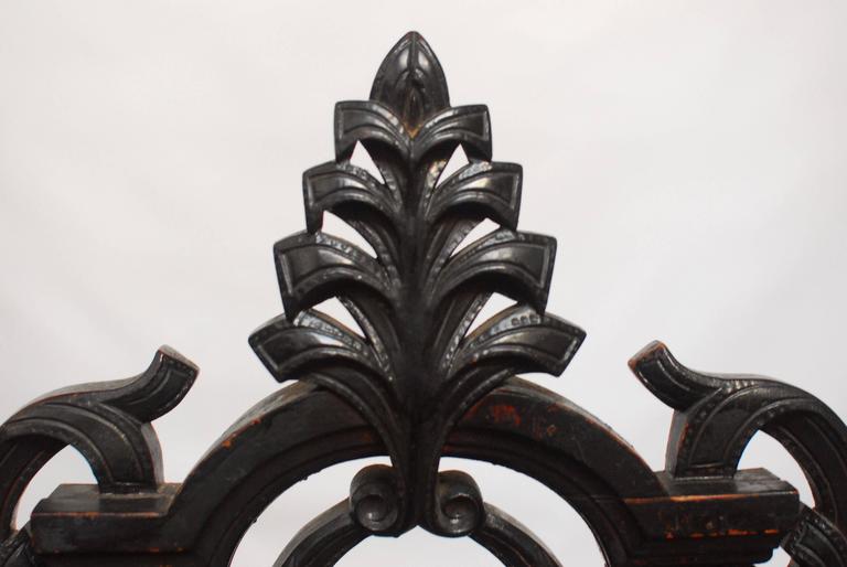 19th Century German Carved Hall Chair For Sale at 1stDibs