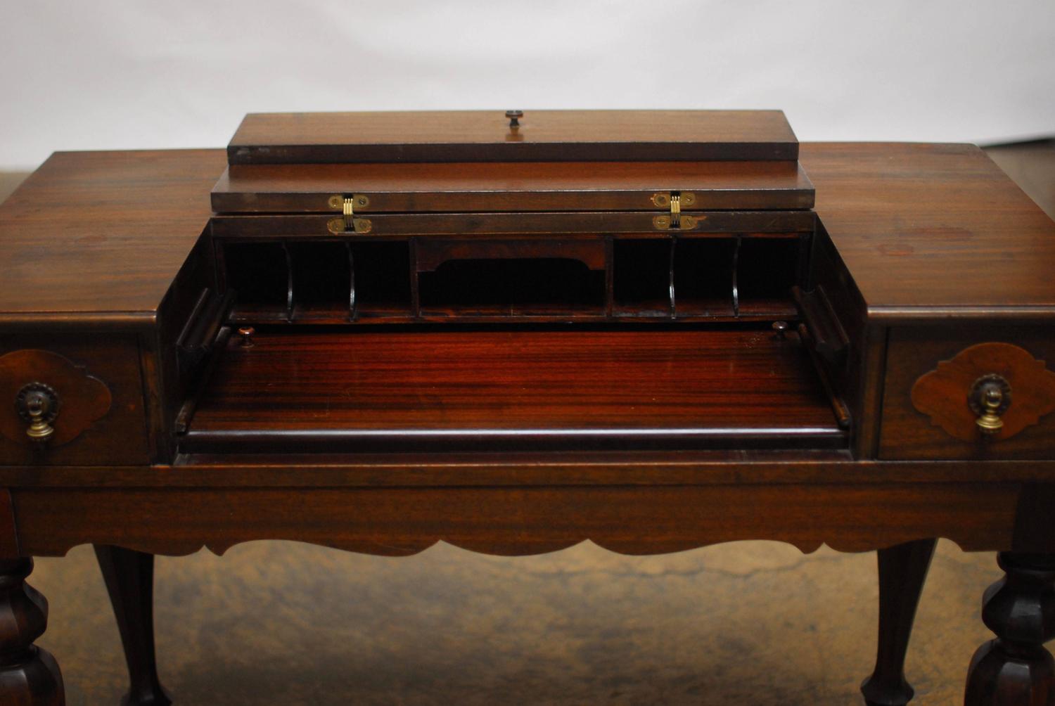 American Mahogany Spinet Desk at 1stdibs