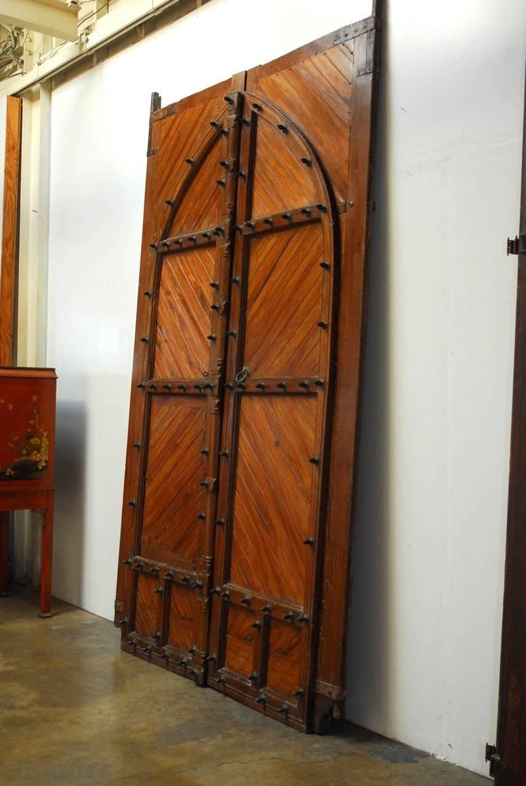 19th Century Moorish Castle Gatehouse Doors from Spain at 1stDibs