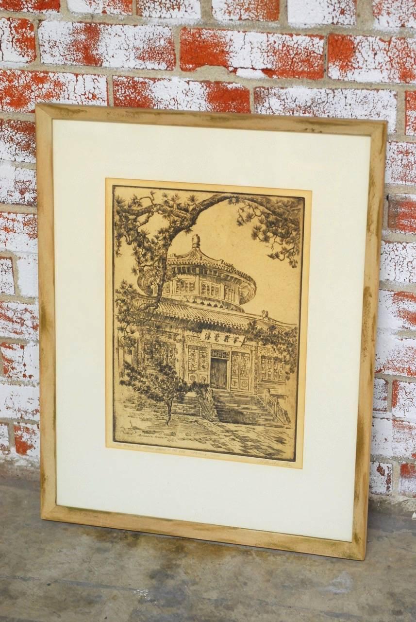 Alexander Stern Etching Peking, China, 1932 at 1stDibs | alexander ...