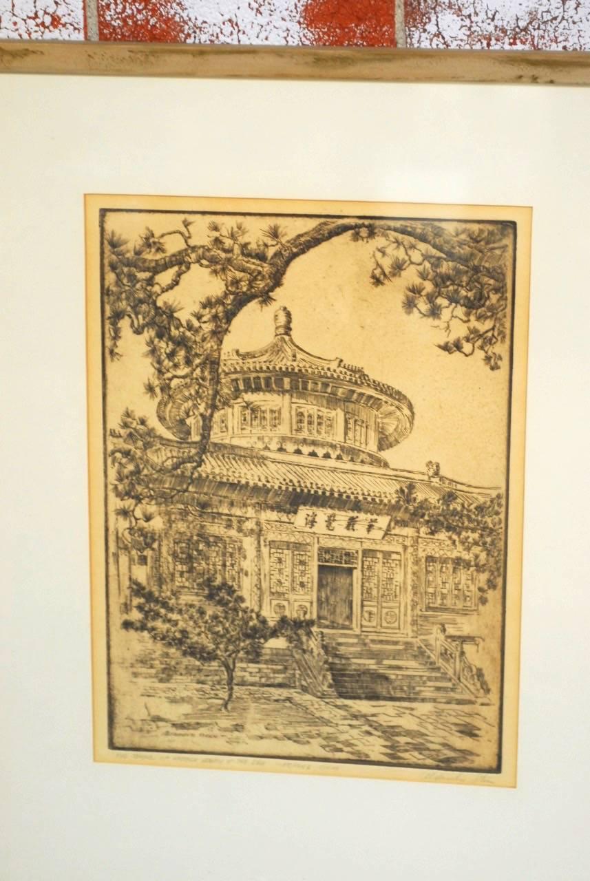 Alexander Stern Etching Peking, China, 1932 at 1stDibs | alexander ...