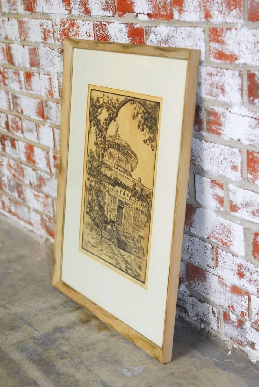 Alexander Stern Etching Peking, China, 1932 at 1stDibs | alexander ...