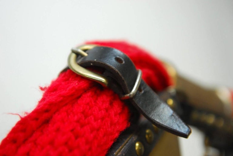 Dutch Equestrian Harness Collar Tack Hames with Sleigh Bells at 1stDibs