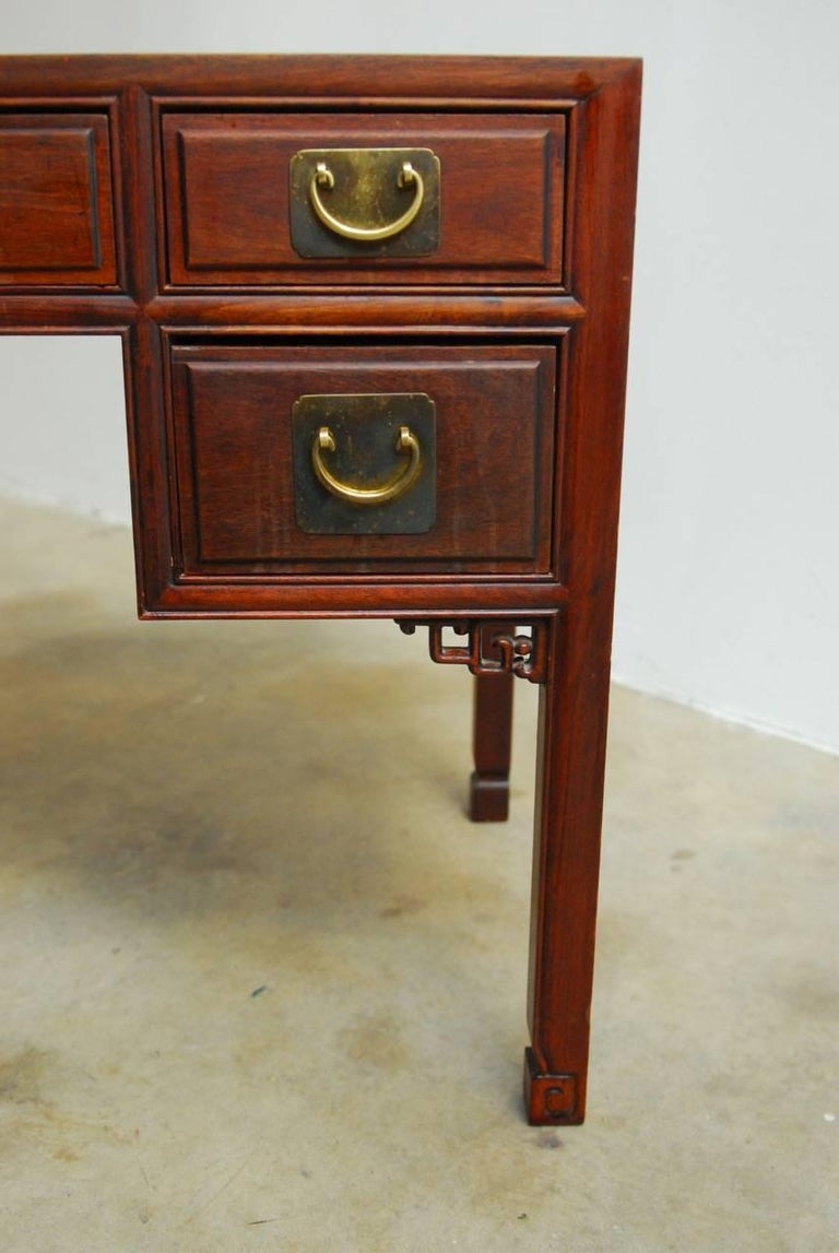 Midcentury Chinese Rosewood Writing Table Desk For Sale at 1stDibs ...