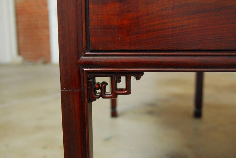 Midcentury Chinese Rosewood Writing Table Desk For Sale at 1stDibs ...