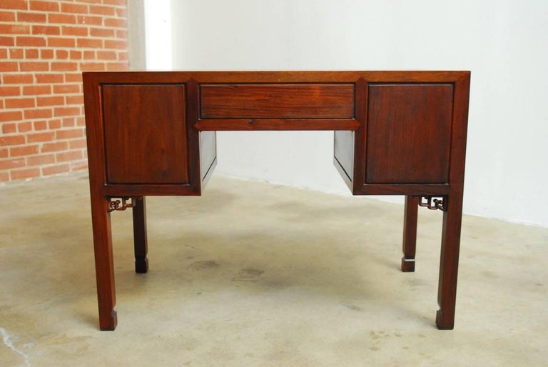 Midcentury Chinese Rosewood Writing Table Desk For Sale at 1stDibs ...