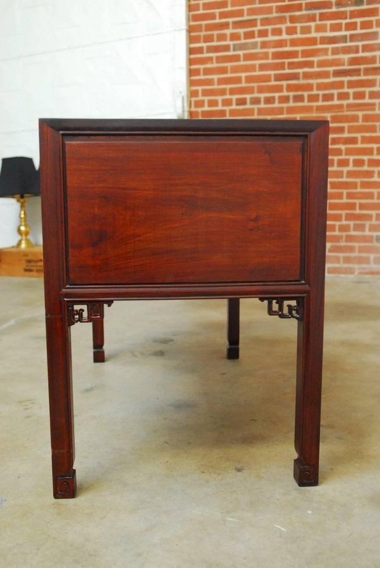 Midcentury Chinese Rosewood Writing Table Desk For Sale at 1stDibs ...