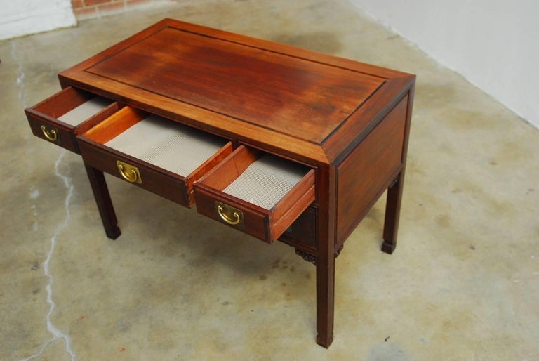 Midcentury Chinese Rosewood Writing Table Desk For Sale at 1stDibs ...