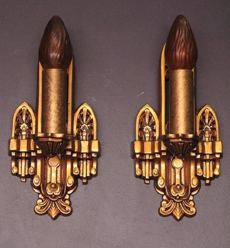 Old New England Church Sconces, 1920s For Sale at 1stdibs