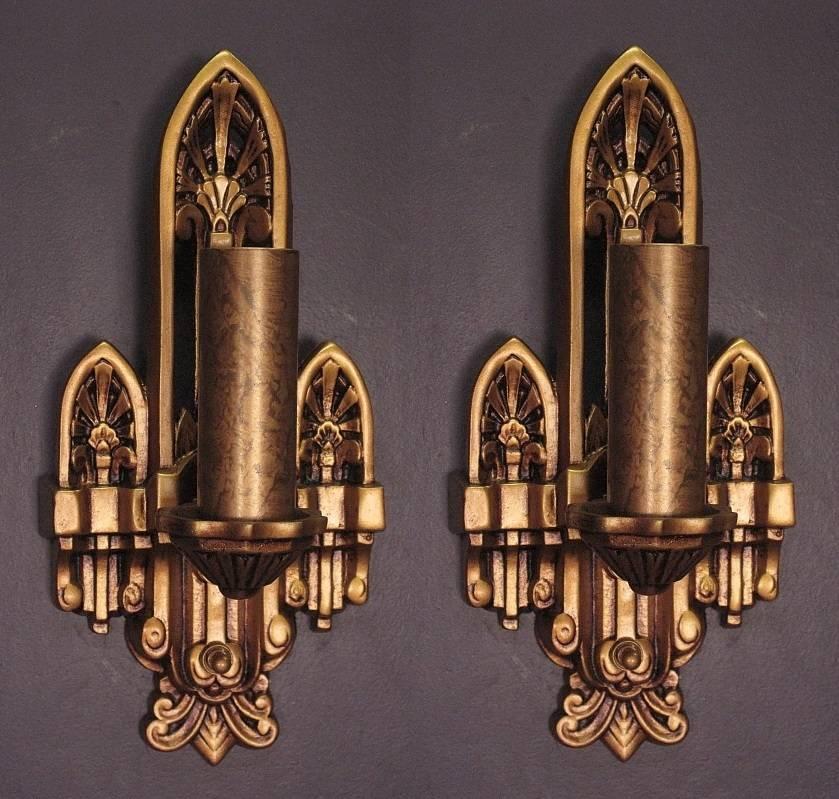 Old New England Church Sconces, 1920s For Sale at 1stdibs