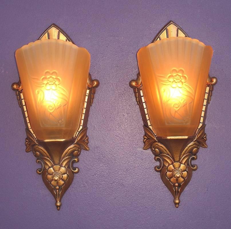 Vintage Art Deco Slip Shade Sconce, circa 1920s -1930s at 1stDibs | art ...