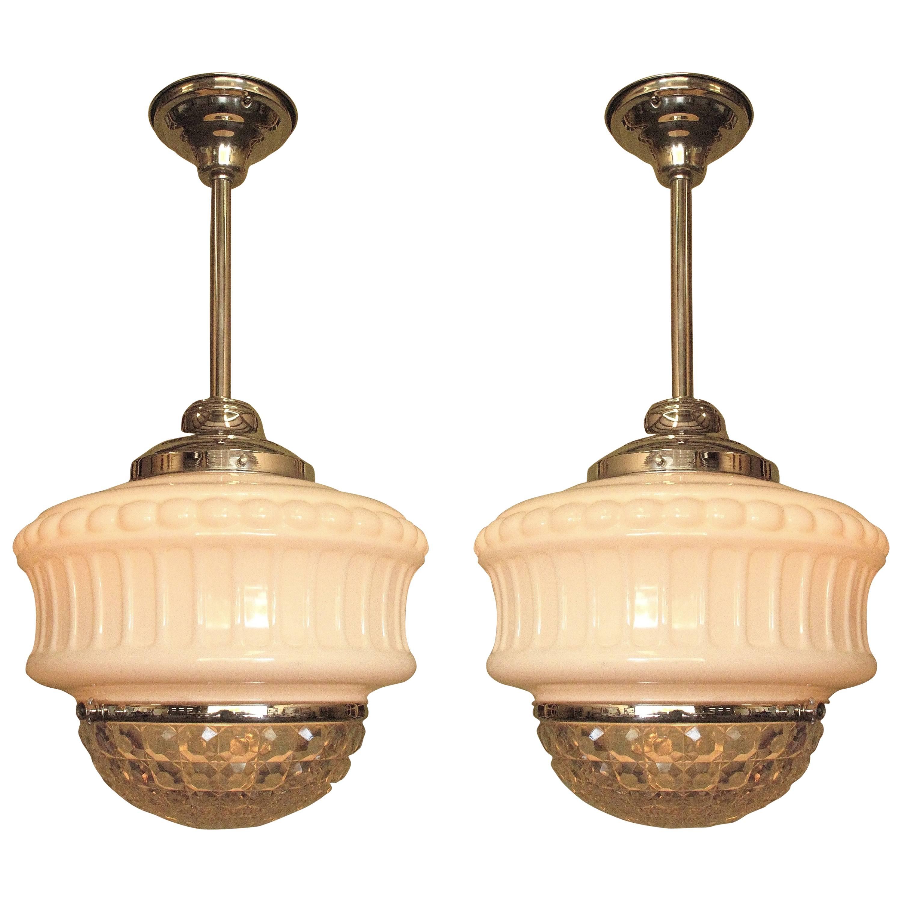 Large Bank Lobby Fixtures, circa 1920s at 1stDibs | 1920s light ...