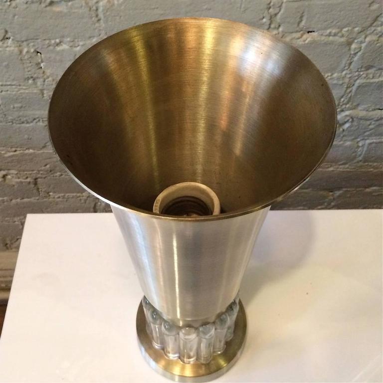 Pair of Russel Wright Art Deco Uplighter Table Lamps For Sale at 1stDibs