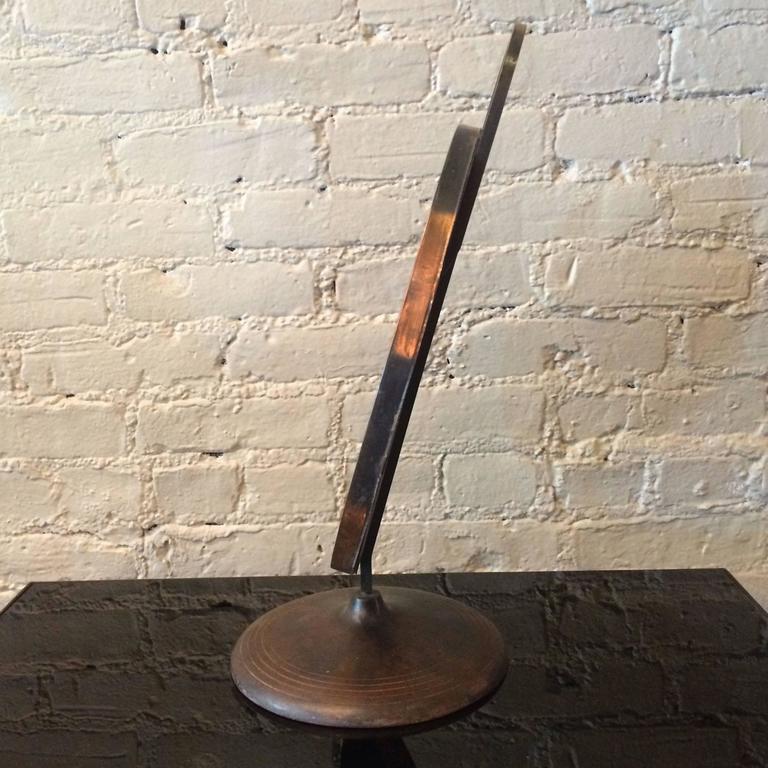 Japanned Copper Art Deco Fixed Tilt Shaving Mirror at 1stDibs