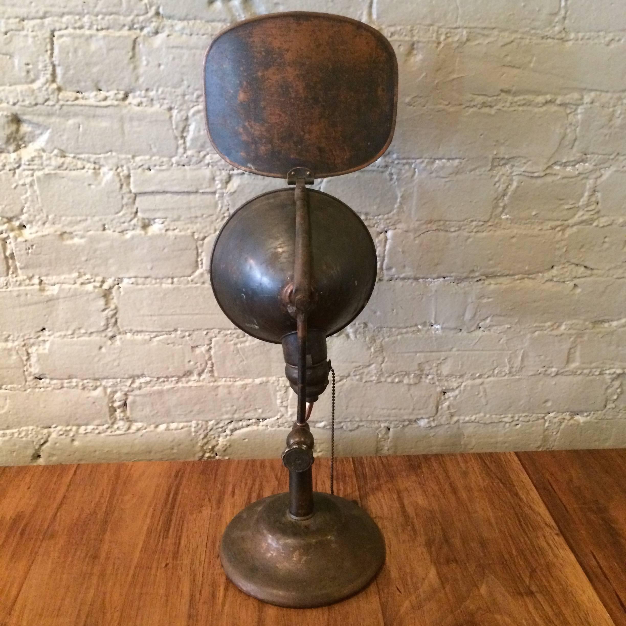 Industrial Bass Jewelers Table Lamp For Sale at 1stDibs | bass lamp