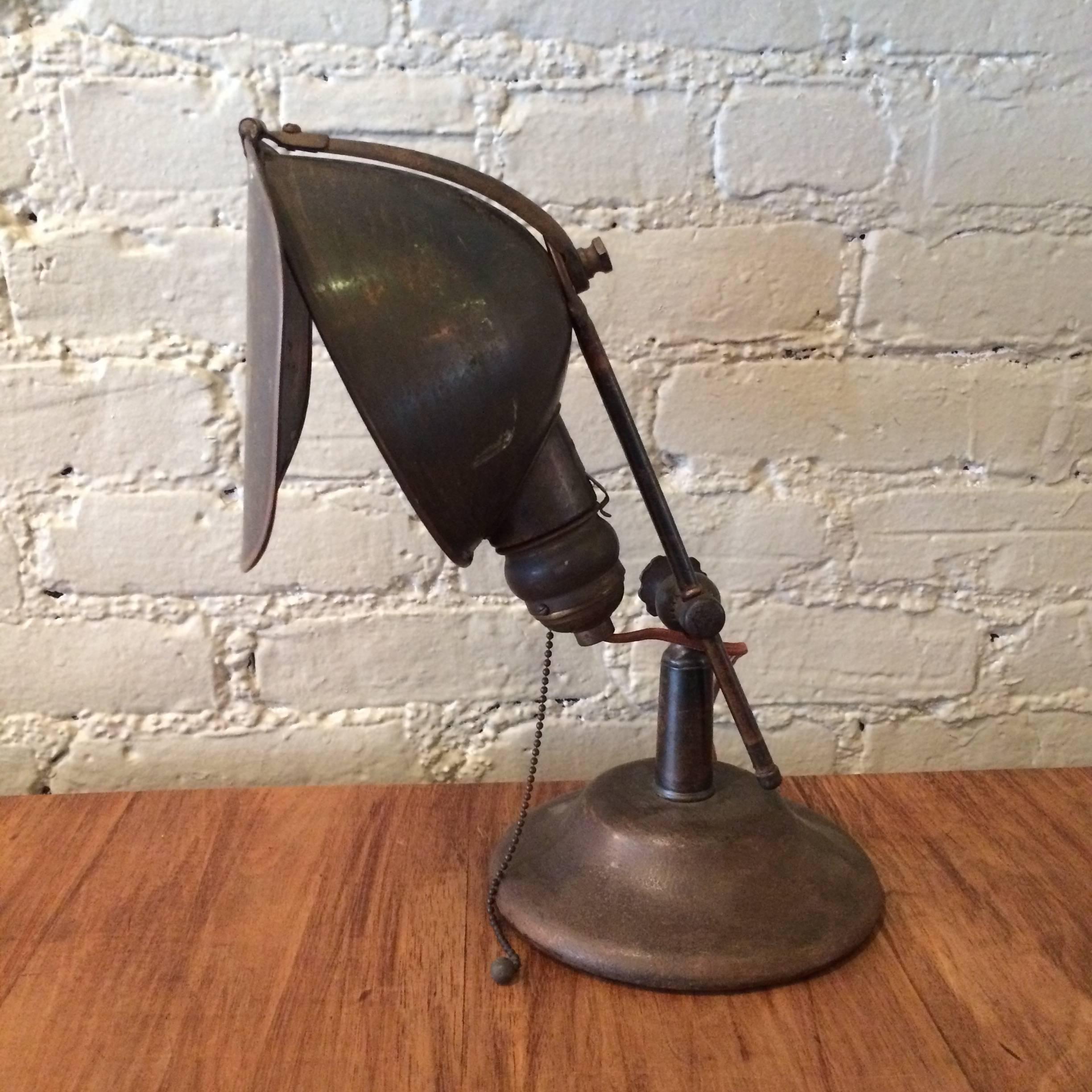 Industrial Bass Jewelers Table Lamp For Sale at 1stDibs | bass lamp