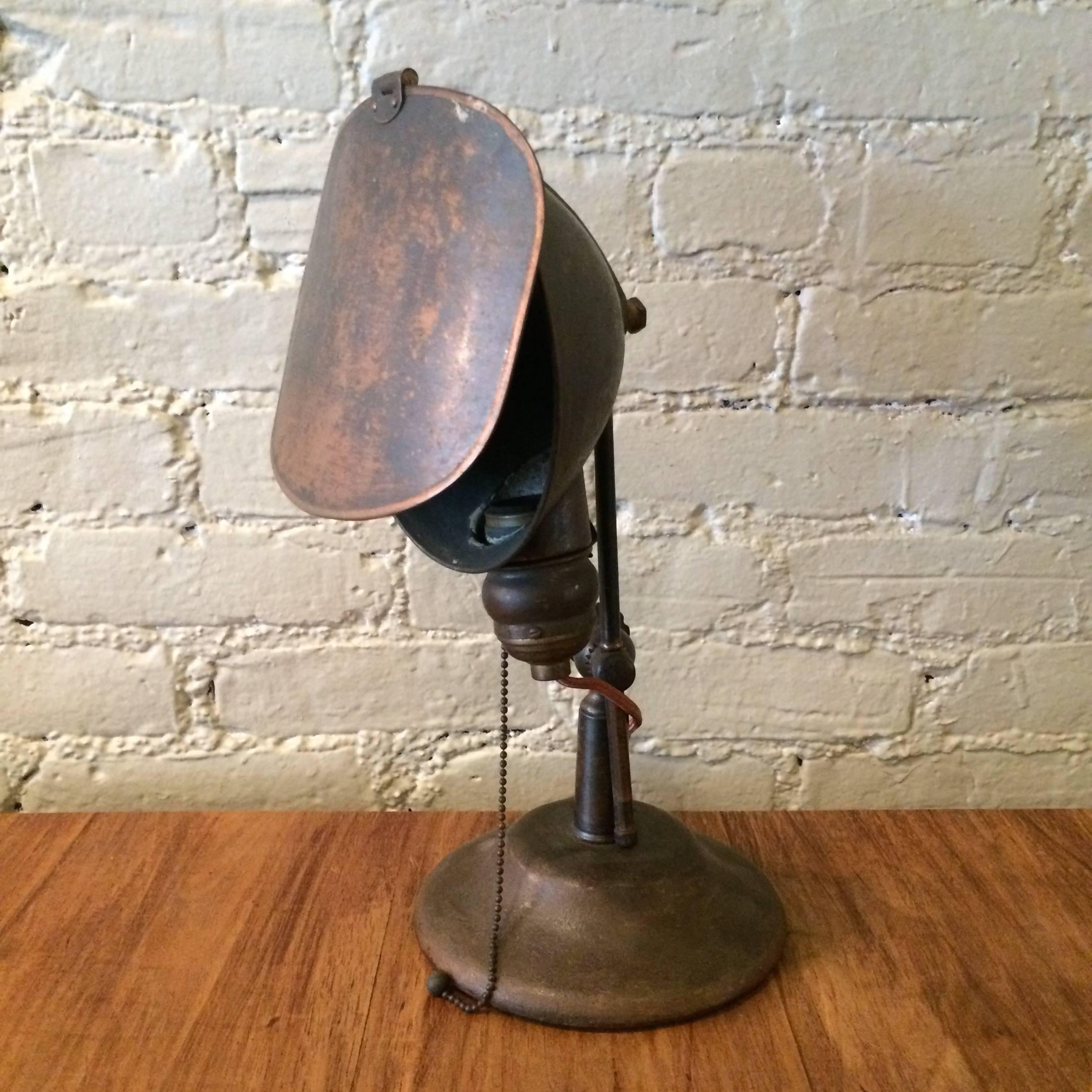 Industrial Bass Jewelers Table Lamp For Sale at 1stDibs | bass lamp