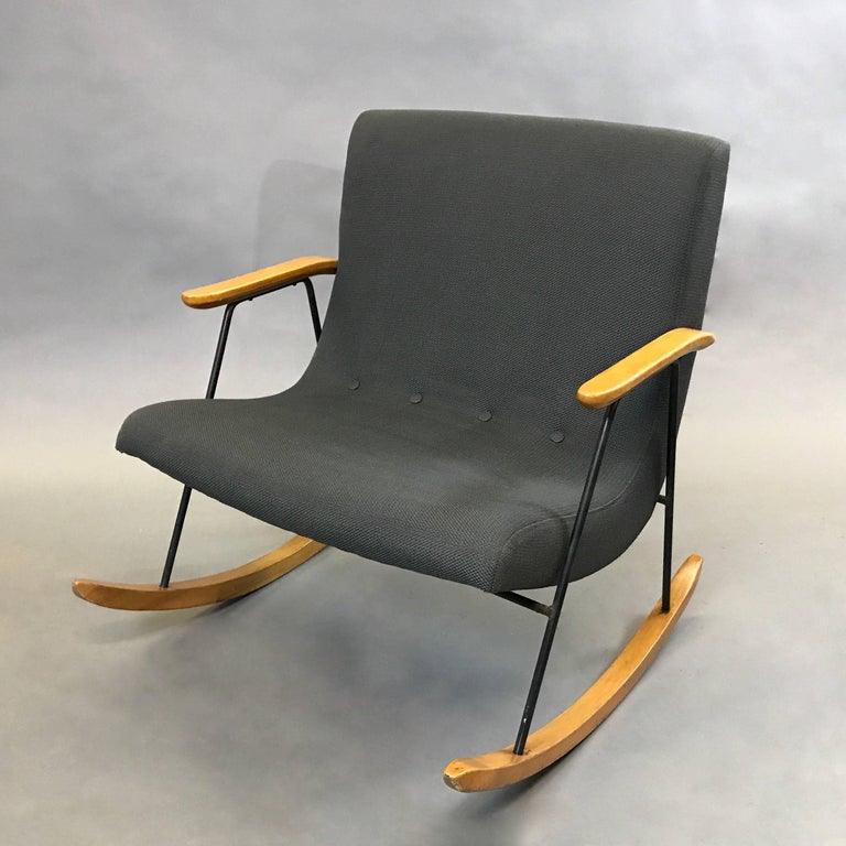 Mid-Century Modern "Ozzy" Rocking Chair by Milo Baughman for Thayer ...